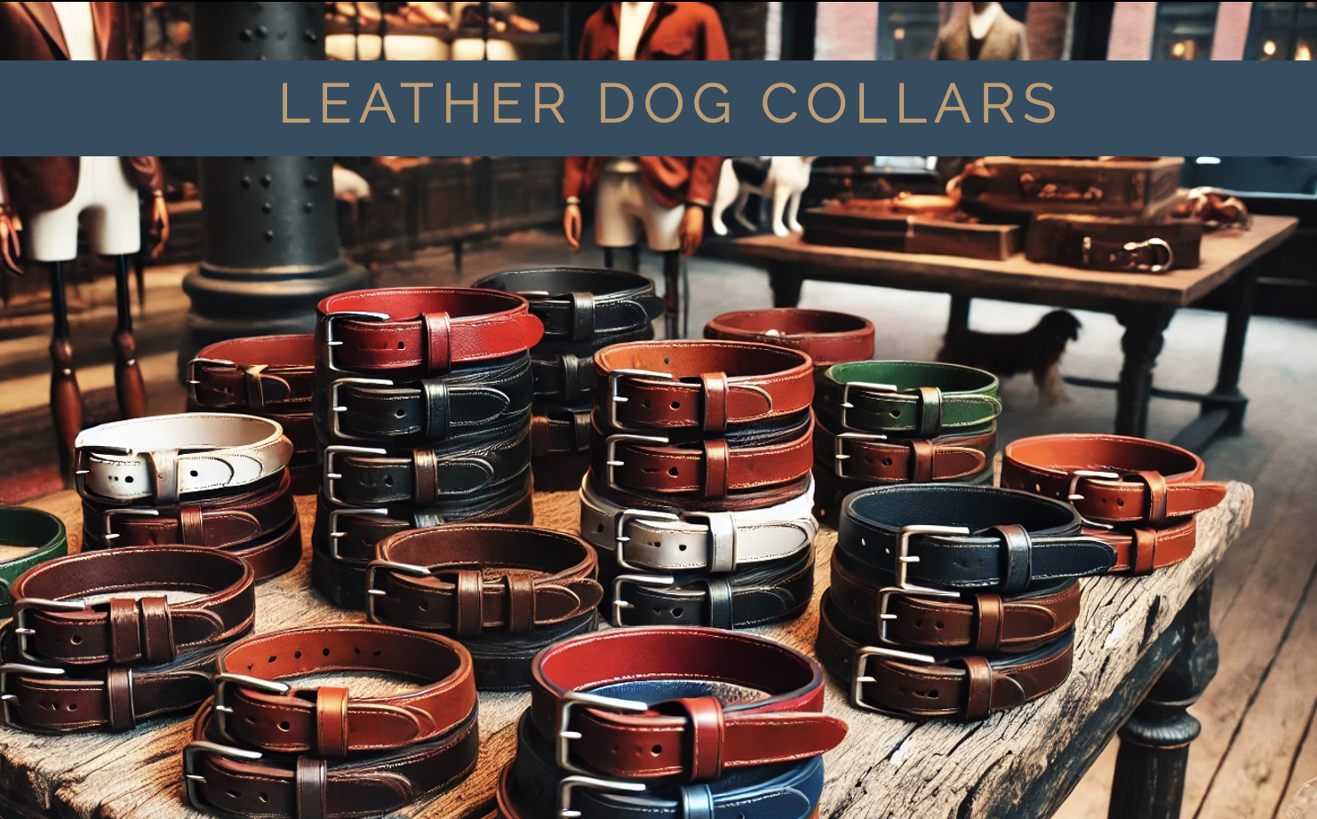 Leather Dog Collar Shop