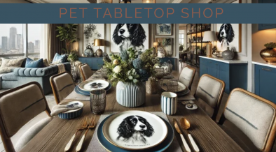 Pet-Themed Dining Room and Tabletop Decor Shop
