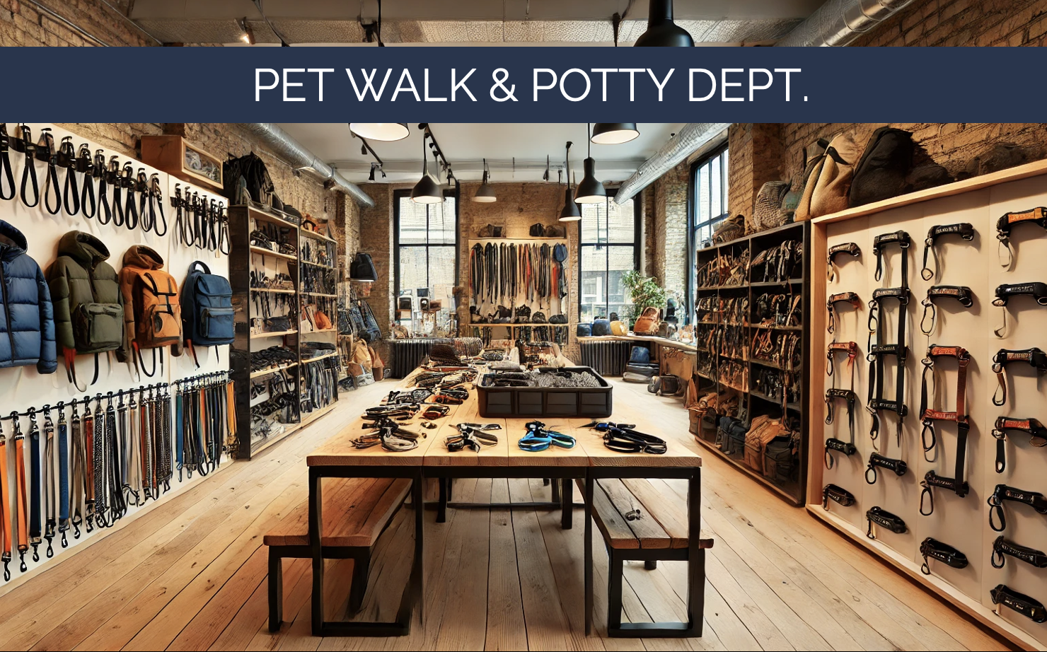 Pet Walk and Potty Shops