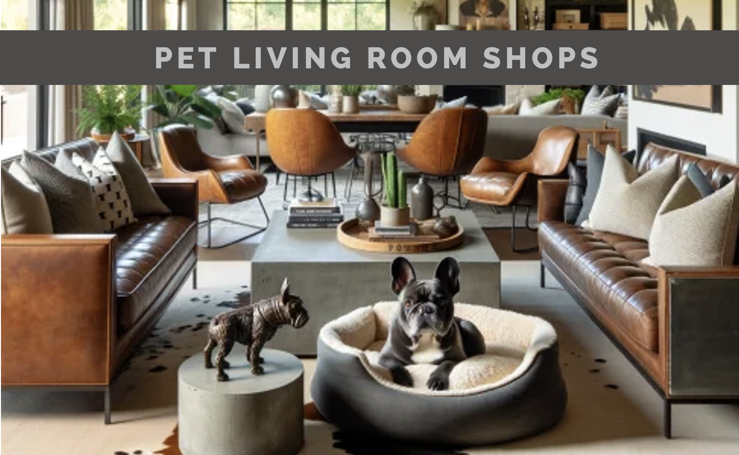 Living Room and Family Room Pet Decor