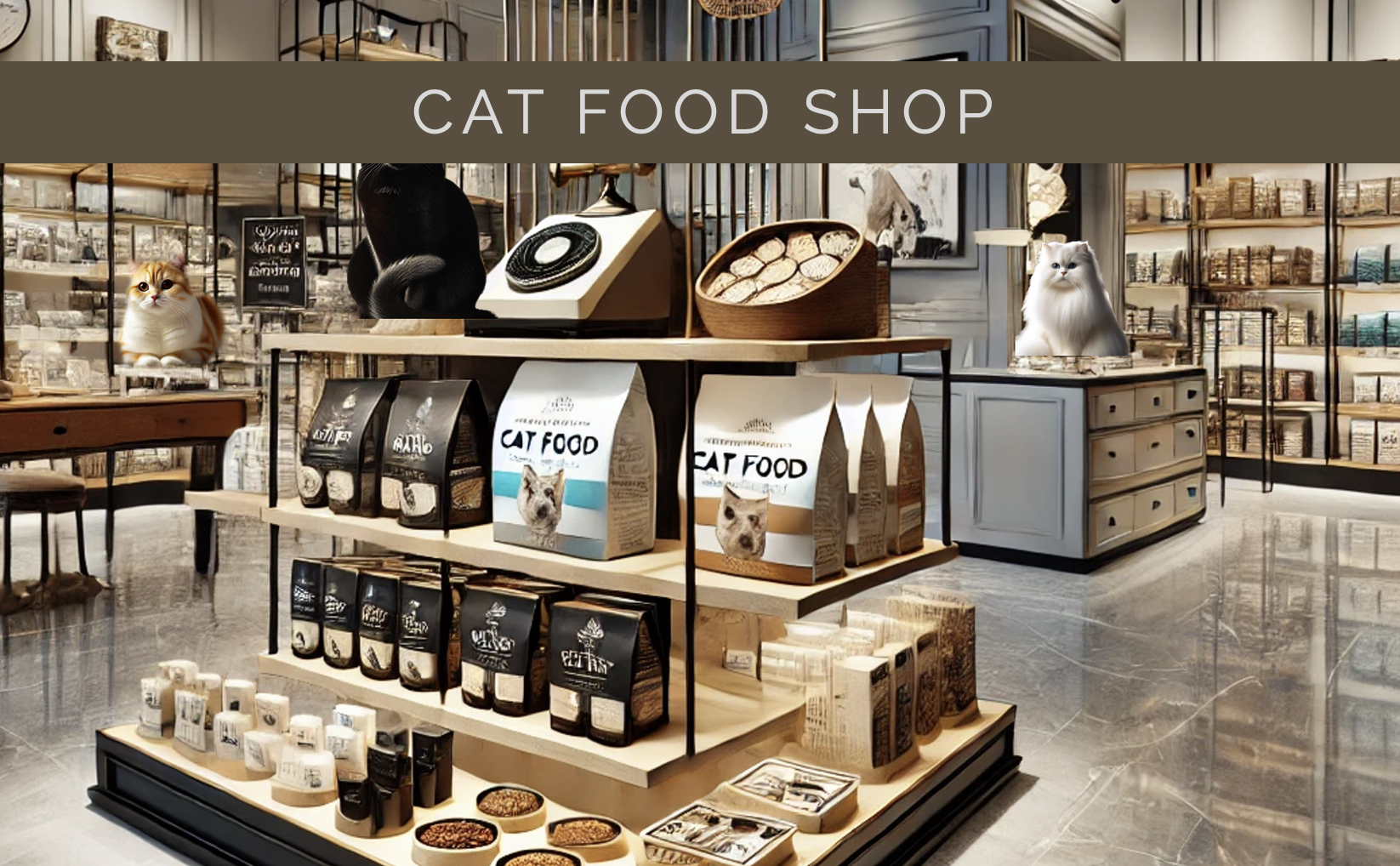 Cat Food and Treat Shop