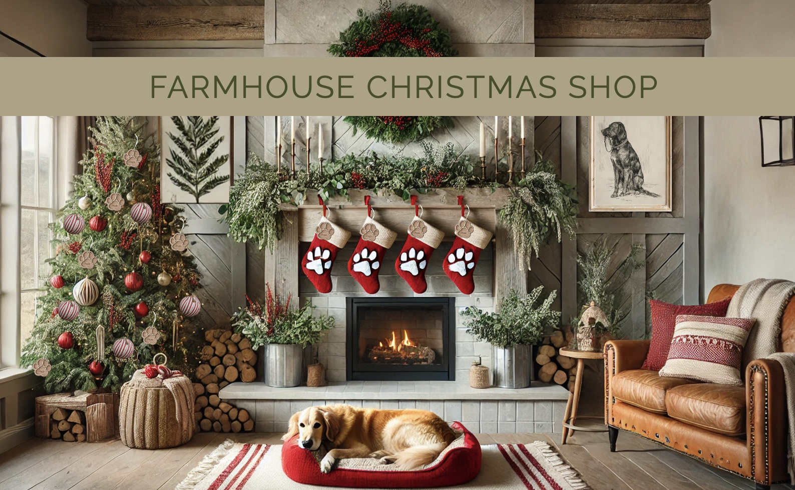Pet Farmhouse Christmas Decor and Gift Shop