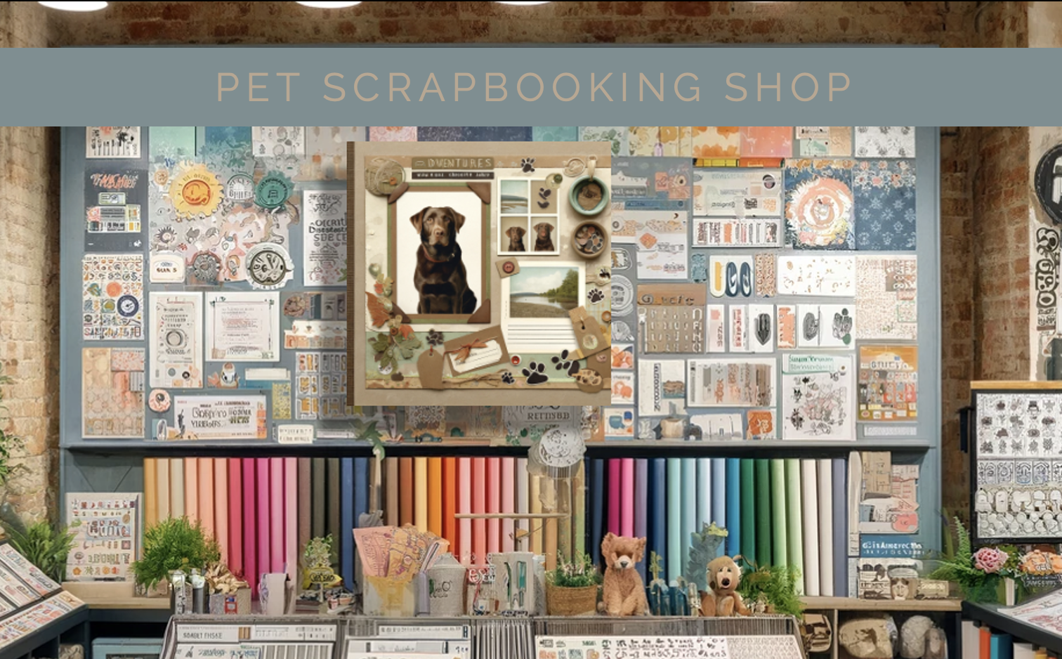 Pet Paper Craft and Scrapbooking Supply Shop