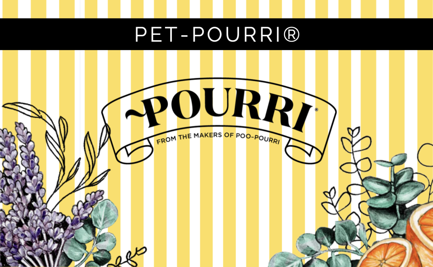 Pet-Pourri® a collection of funky pet oder sprays and candles